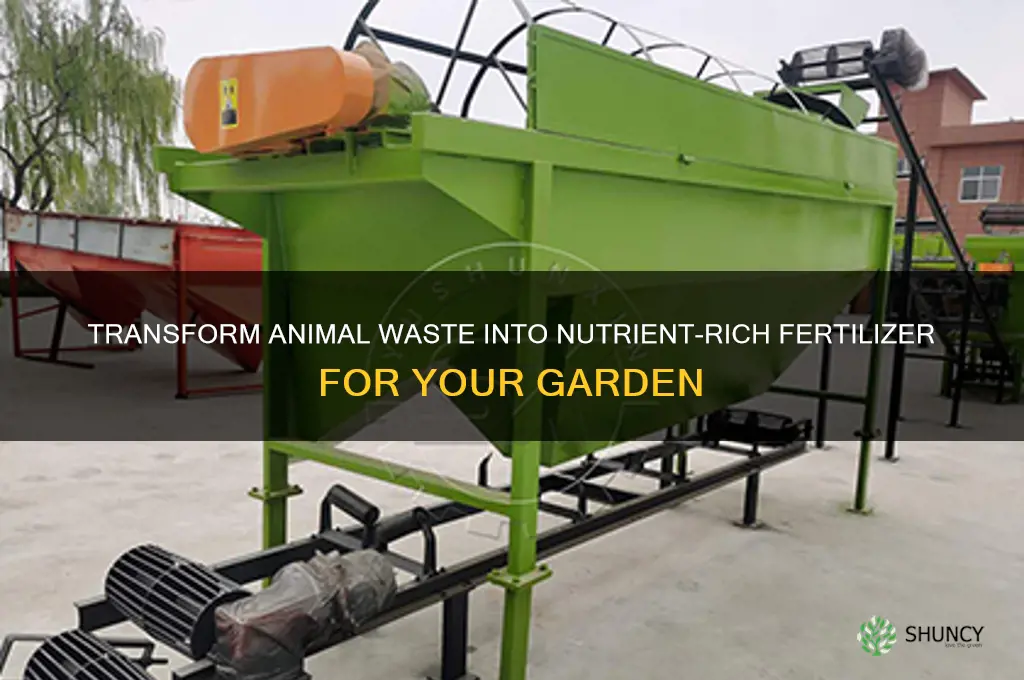 Transform Animal Waste Into Nutrient-Rich Fertilizer For Your Garden ...