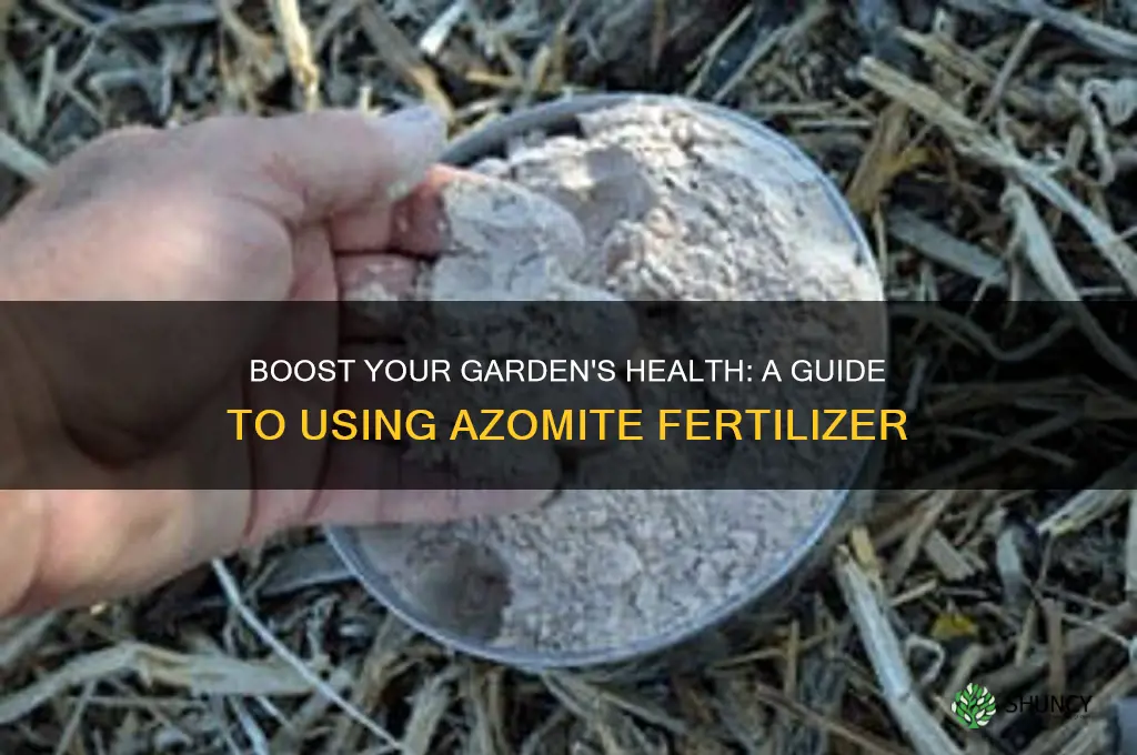 Boost Your Garden's Health: A Guide To Using Azomite Fertilizer | ShunCy