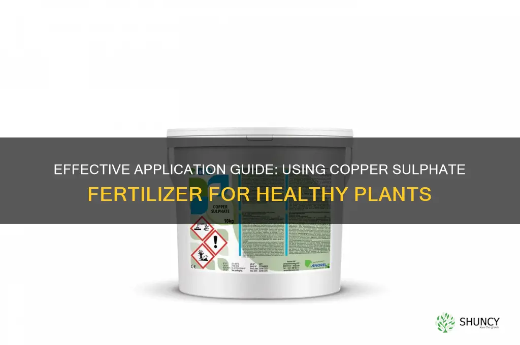 Effective Application Guide: Using Copper Sulphate Fertilizer For ...