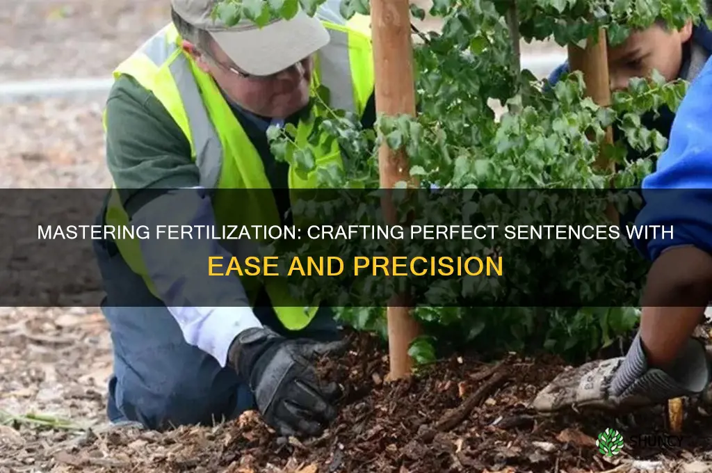 Mastering Fertilization: Crafting Perfect Sentences With Ease And ...