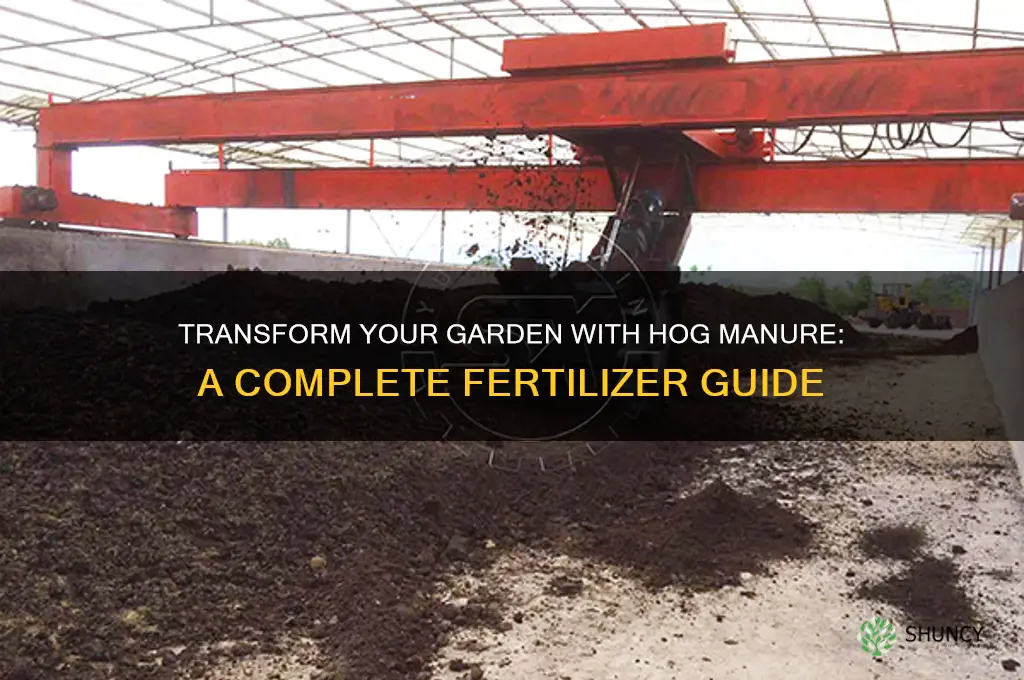 Transform Your Garden With Hog Manure: A Complete Fertilizer Guide | ShunCy