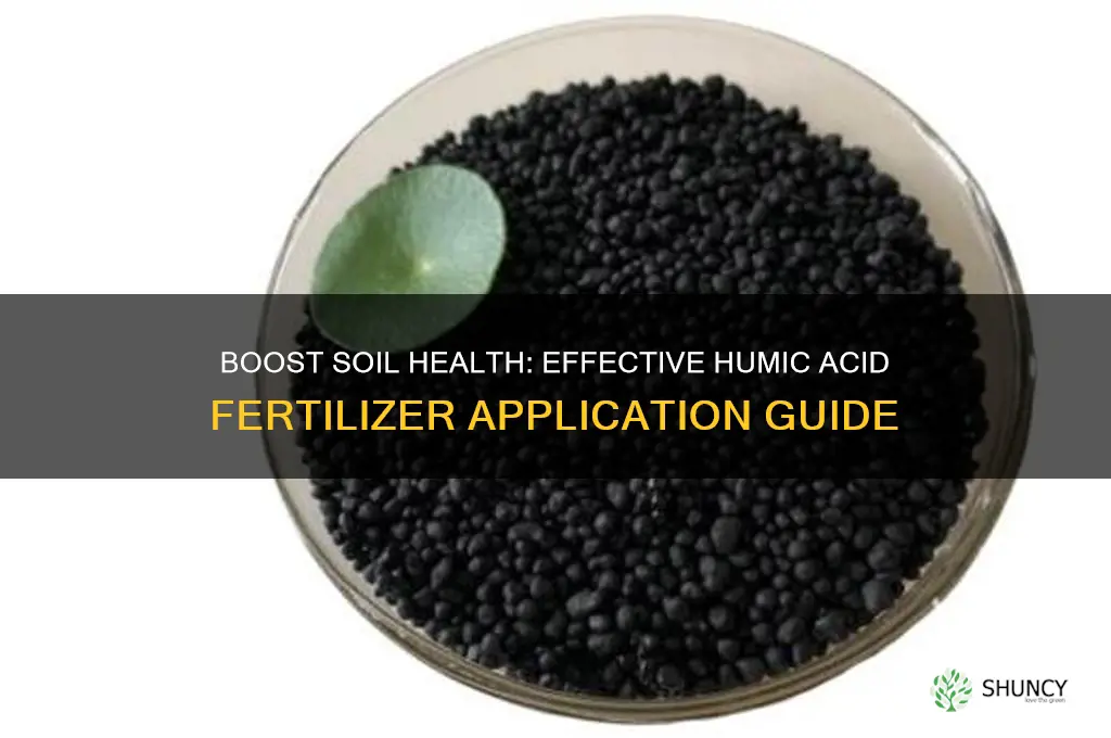 Boost Soil Health: Effective Humic Acid Fertilizer Application Guide ...