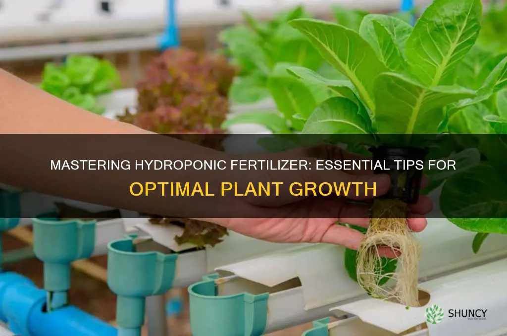 Mastering Hydroponic Fertilizer: Essential Tips For Optimal Plant ...