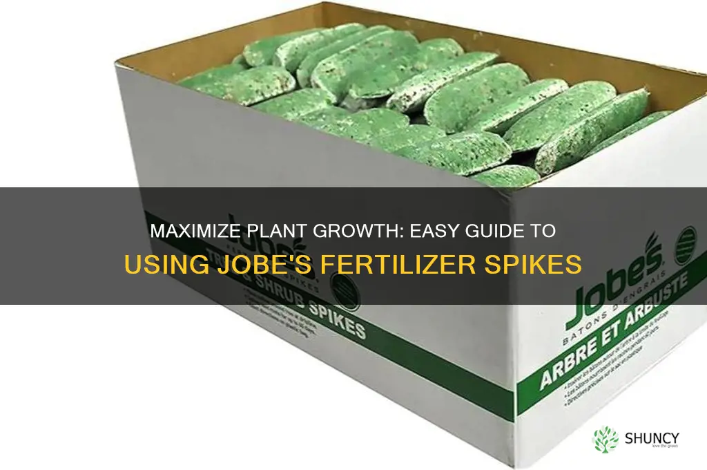 Maximize Plant Growth: Easy Guide To Using Jobe's Fertilizer Spikes ...