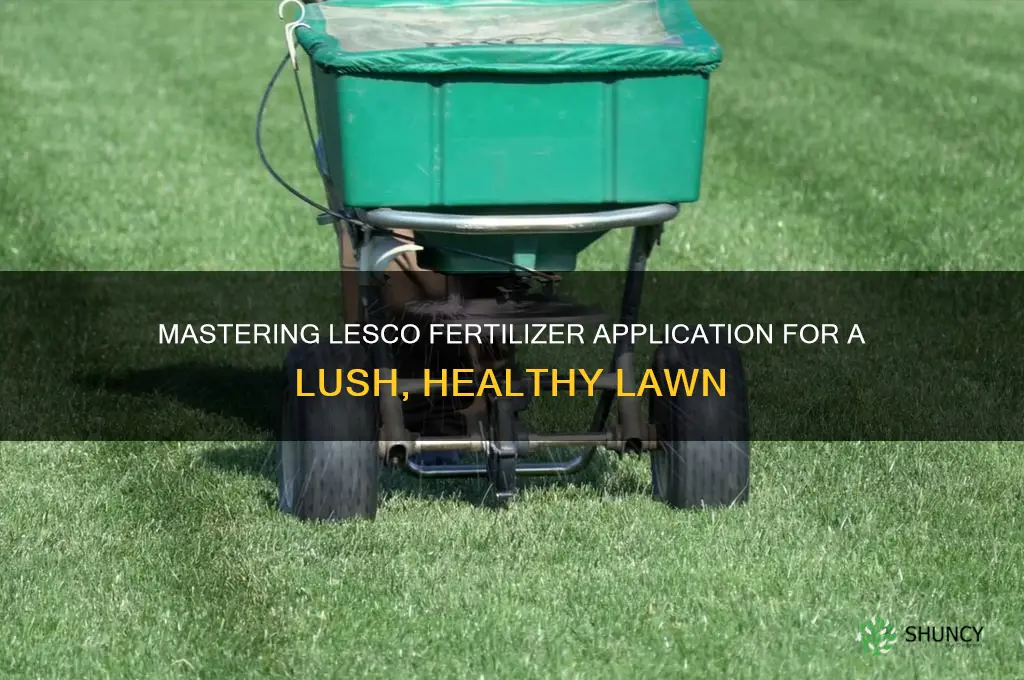 Mastering Lesco Fertilizer Application For A Lush, Healthy Lawn | ShunCy