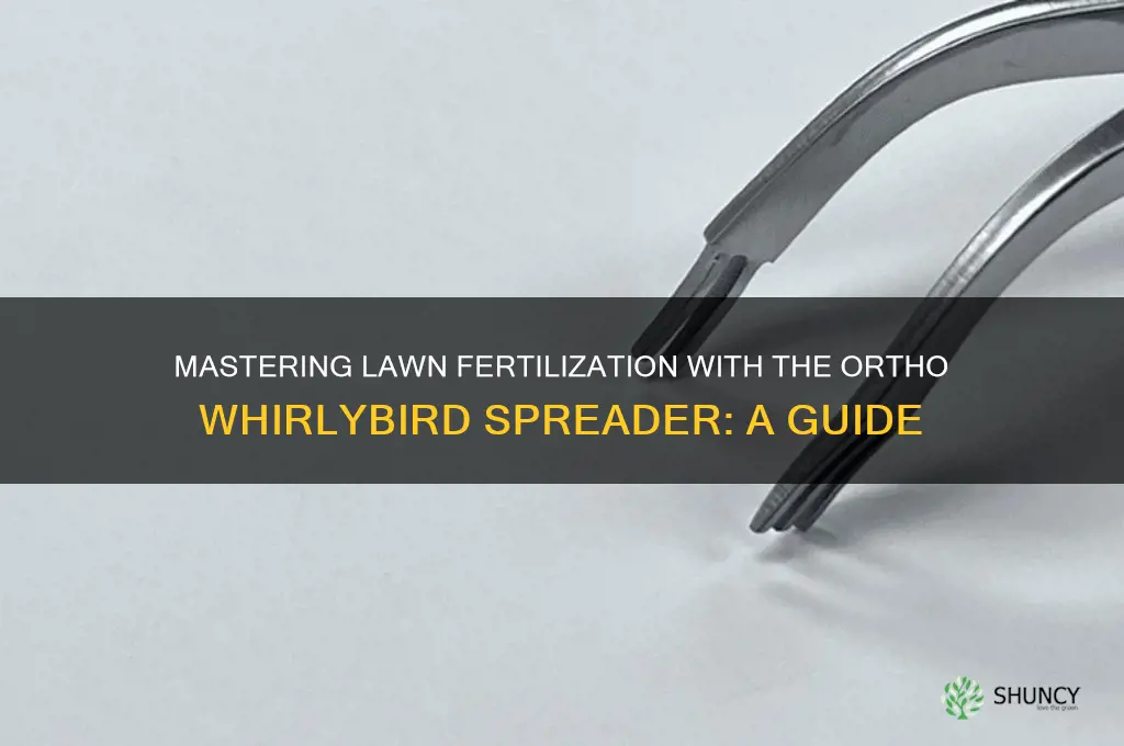 Mastering Lawn Fertilization With The Ortho Whirlybird Spreader: A ...