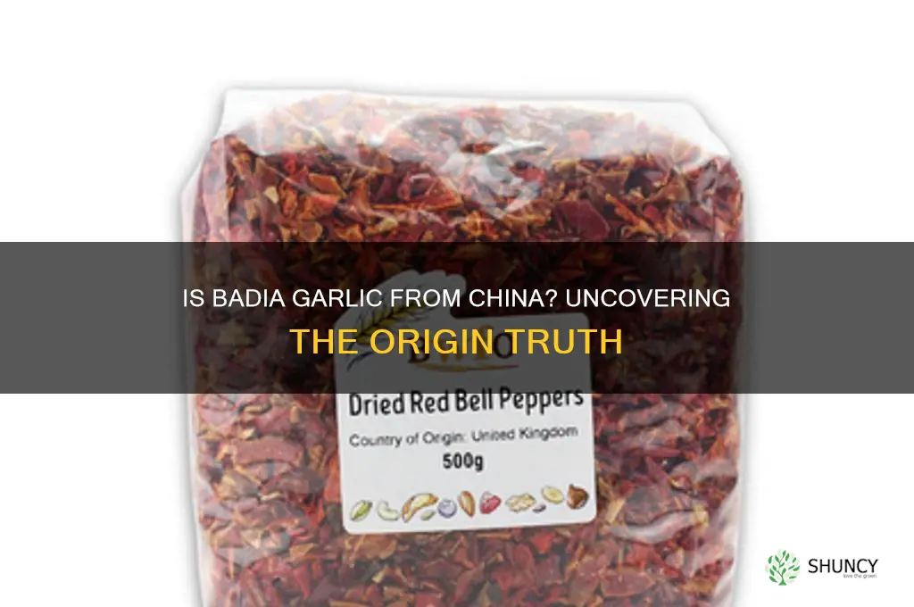 Is Badia Garlic From China? Uncovering The Origin Truth | ShunCy