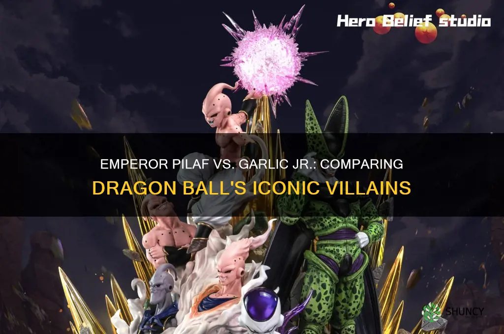 Emperor Pilaf Vs. Garlic Jr.: Comparing Dragon Ball's Iconic Villains ...