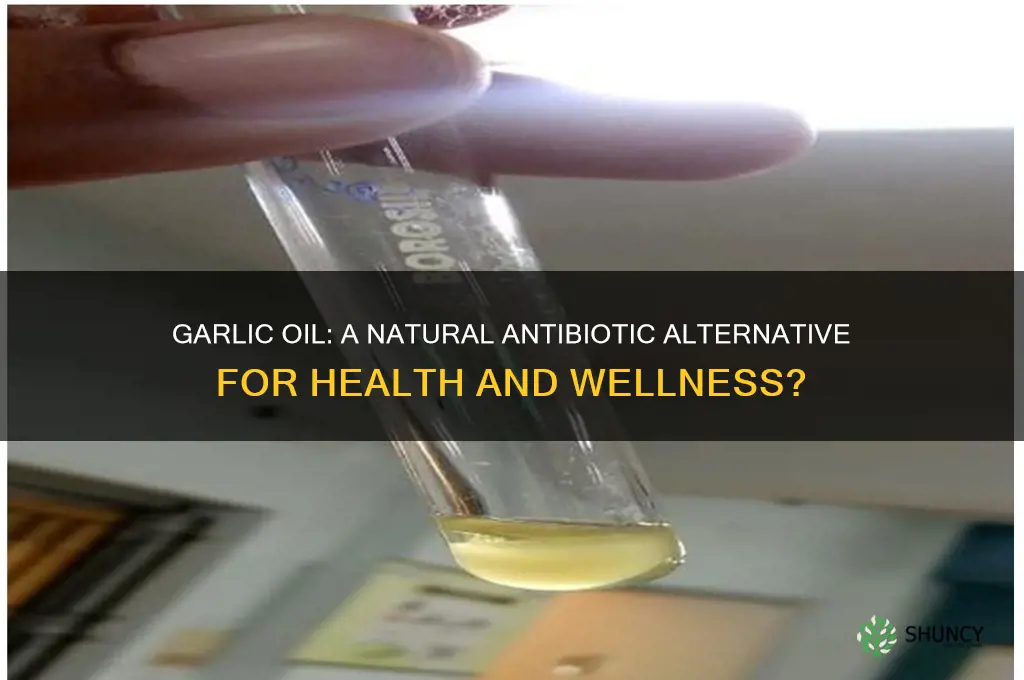 Garlic Oil: A Natural Antibiotic Alternative For Health And Wellness ...