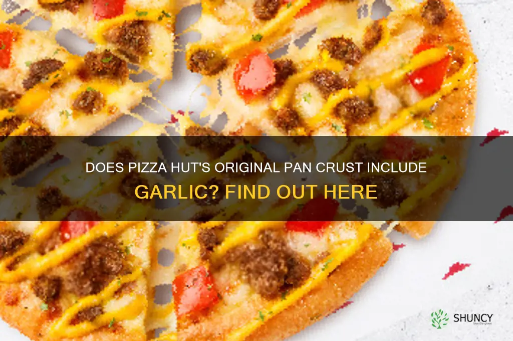 Does Pizza Hut's Original Pan Crust Include Garlic? Find Out Here | ShunCy