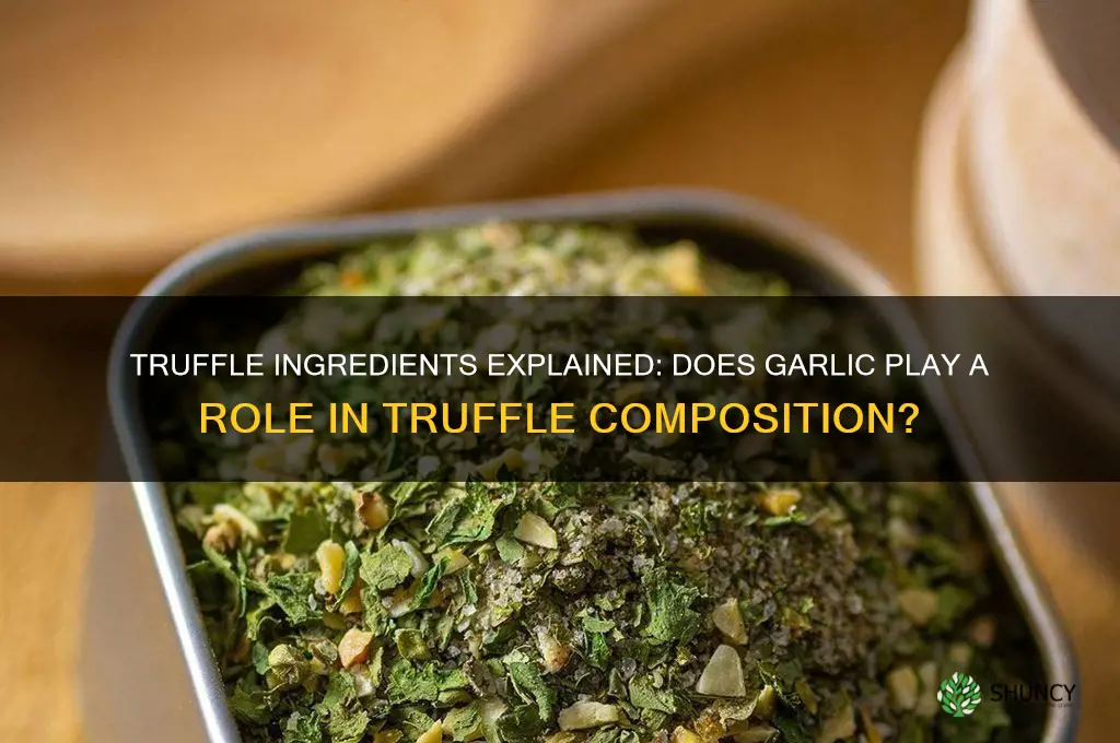 Truffle Ingredients Explained: Does Garlic Play A Role In Truffle ...