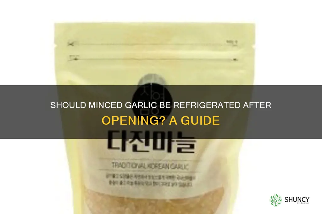 Should Minced Garlic Be Refrigerated After Opening? A Guide | ShunCy