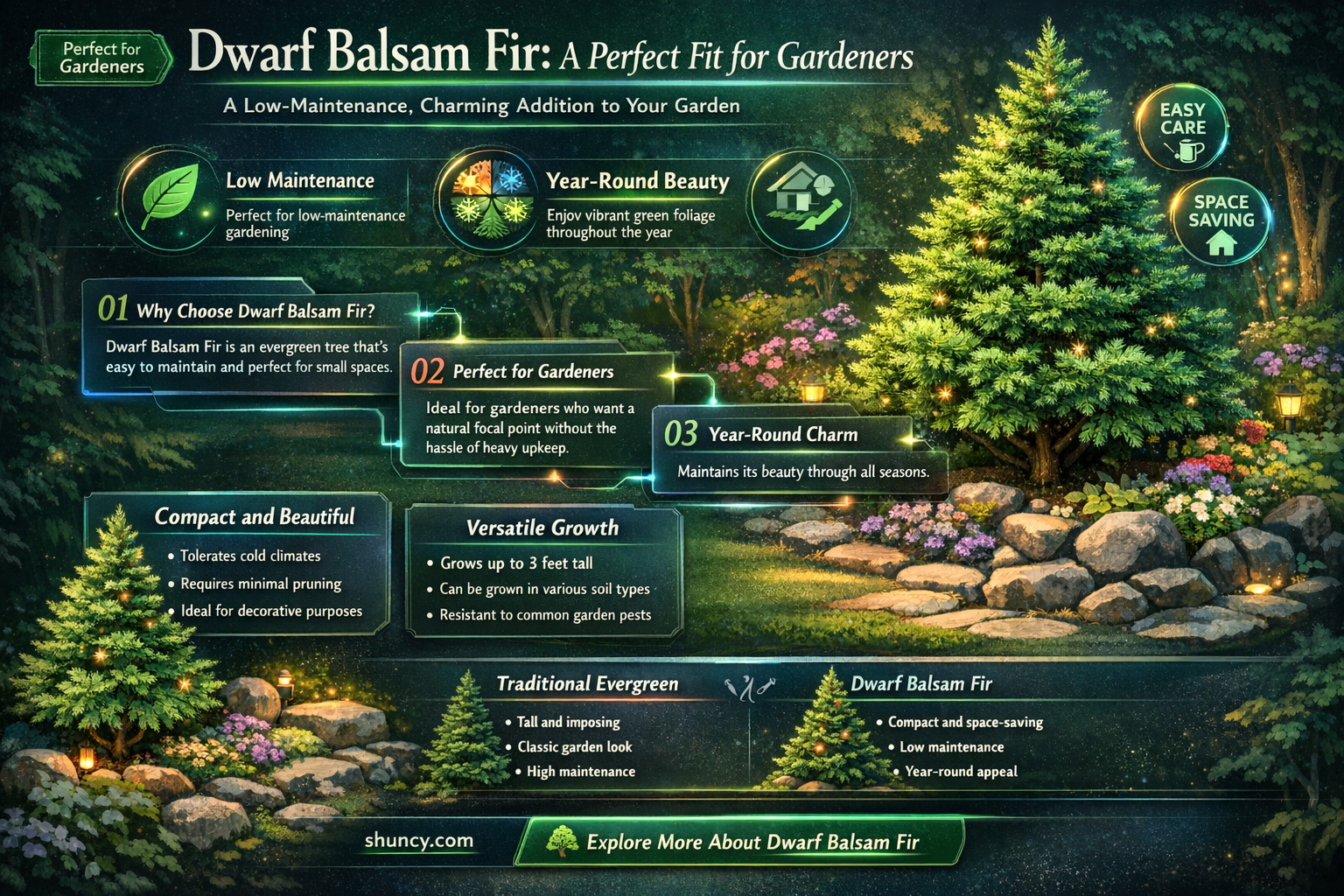 Dwarf Balsam Fir: A Perfect Fit For Gardeners | ShunCy
