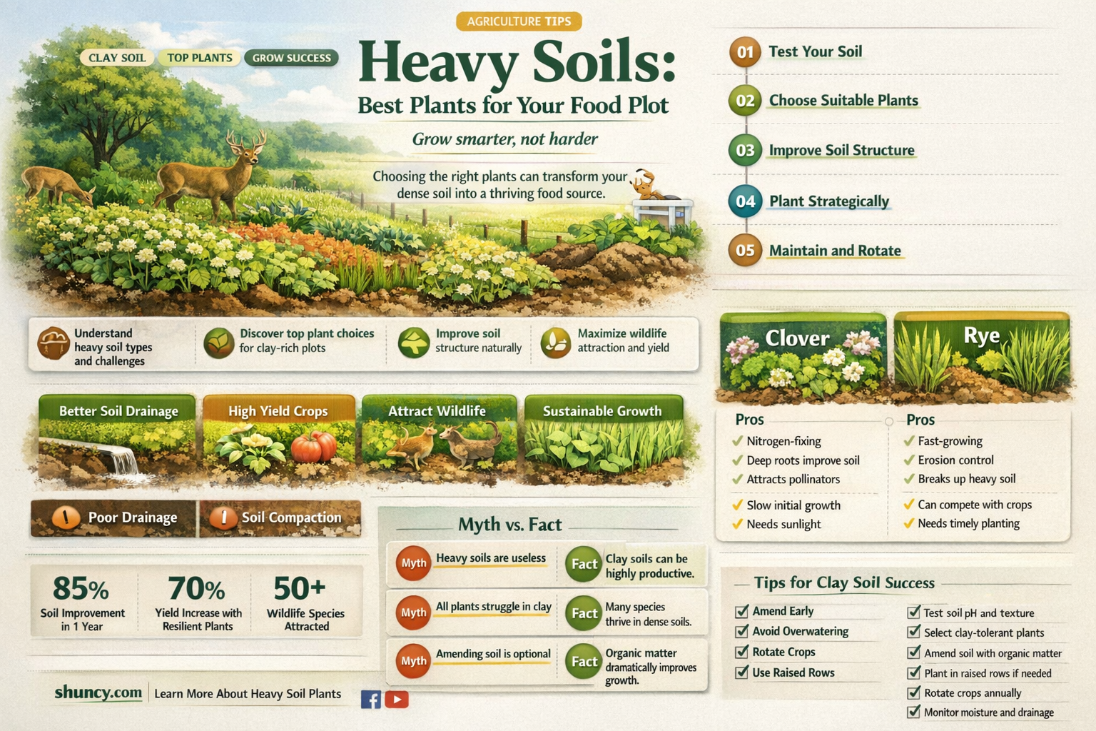 Heavy Soils: Best Plants For Your Food Plot | ShunCy