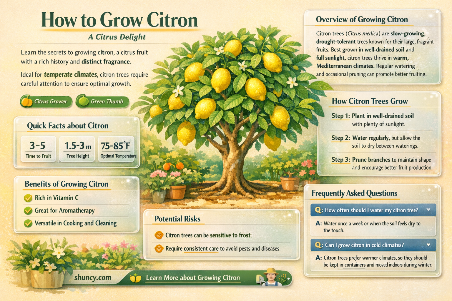 How Do You Grow Citron | ShunCy
