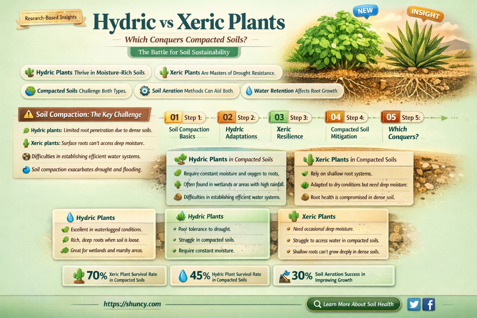 Hydric Vs Xeric Plants: Which Conquers Compacted Soils? | ShunCy