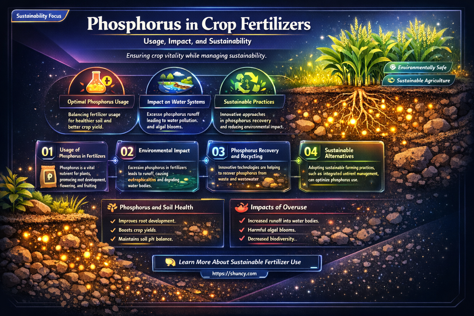 Phosphorus In Crop Fertilizers: Usage, Impact, And Sustainability | ShunCy