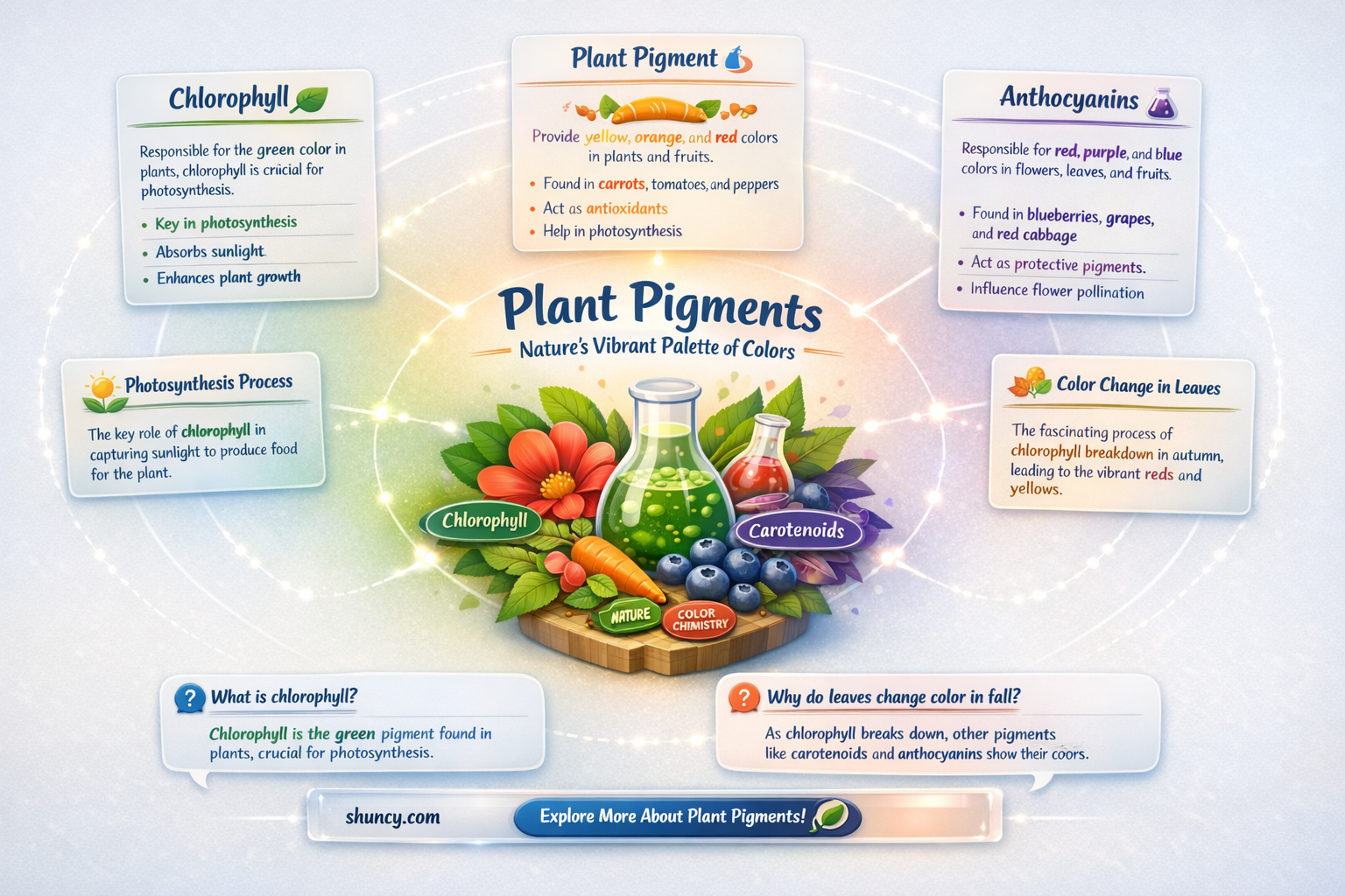 Plant Pigments: Nature's Colorful Chemistry | ShunCy