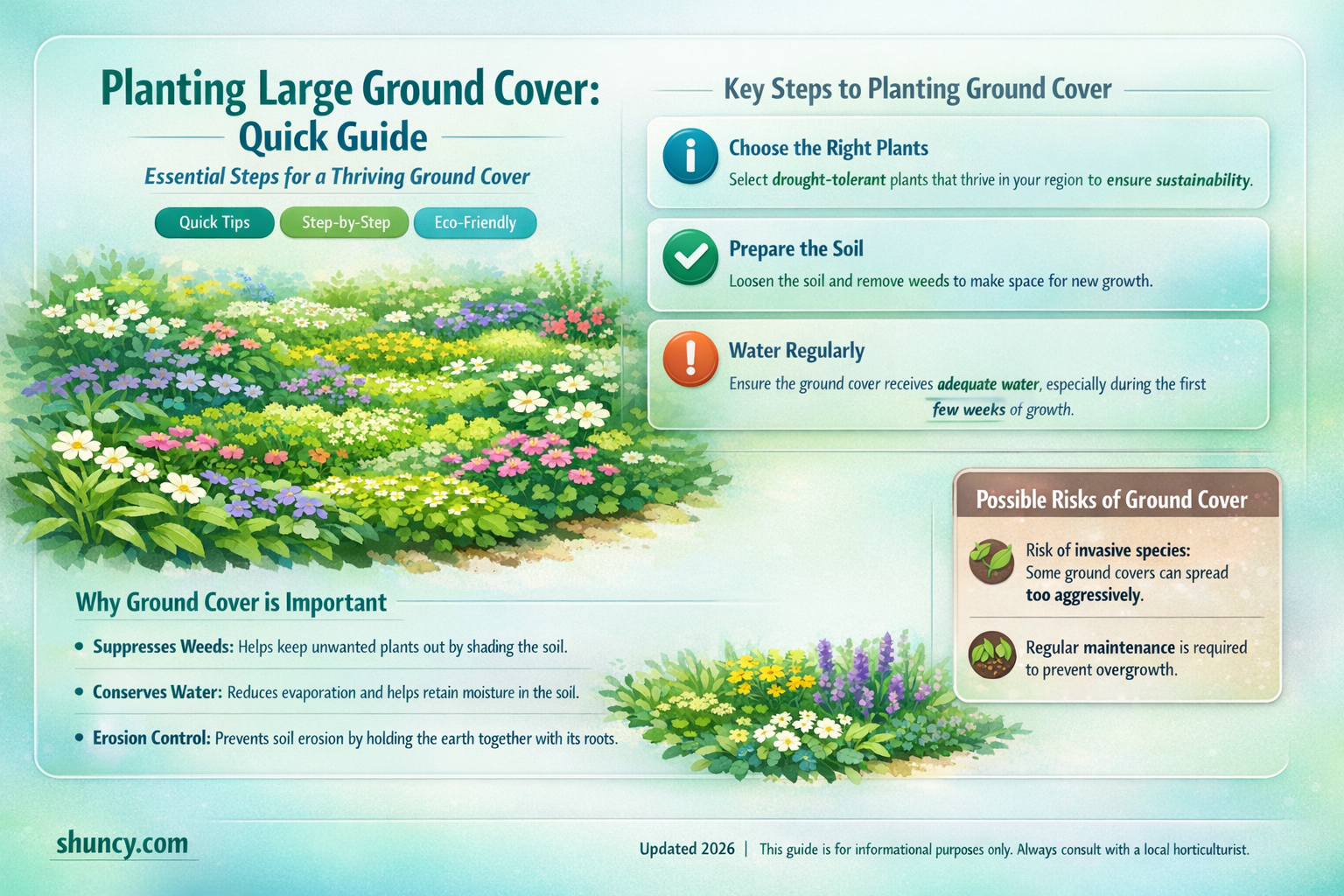 Planting Large Ground Cover: Quick Guide | ShunCy