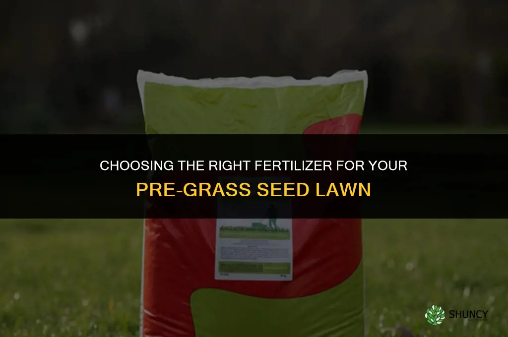 Choosing The Right Fertilizer For Your Pre-Grass Seed Lawn | ShunCy