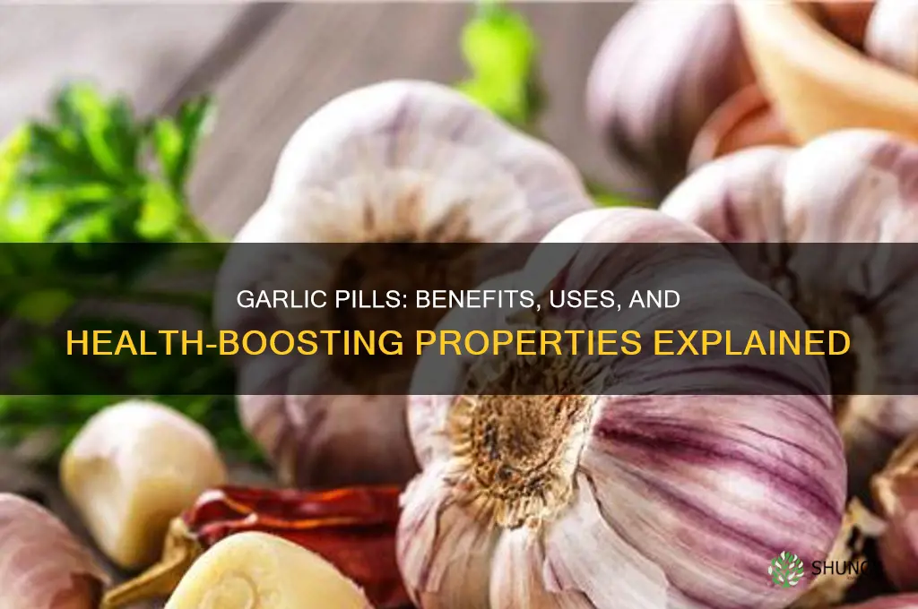 Garlic Pills: Benefits, Uses, And Health-Boosting Properties Explained ...
