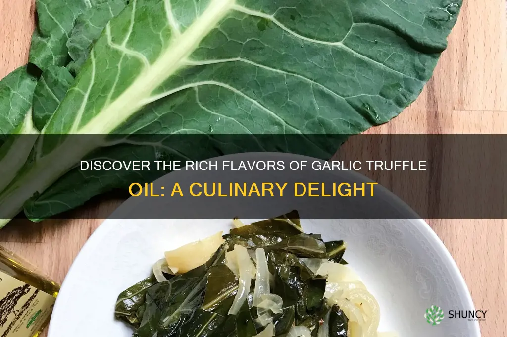 Discover The Rich Flavors Of Garlic Truffle Oil: A Culinary Delight ...