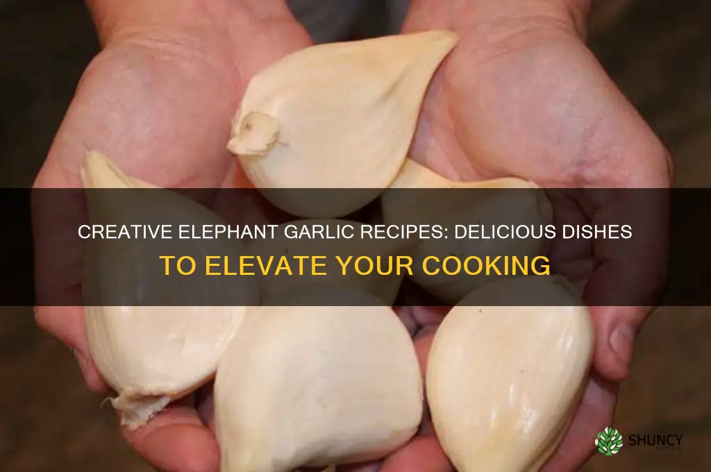 Creative Elephant Garlic Recipes: Delicious Dishes To Elevate Your ...
