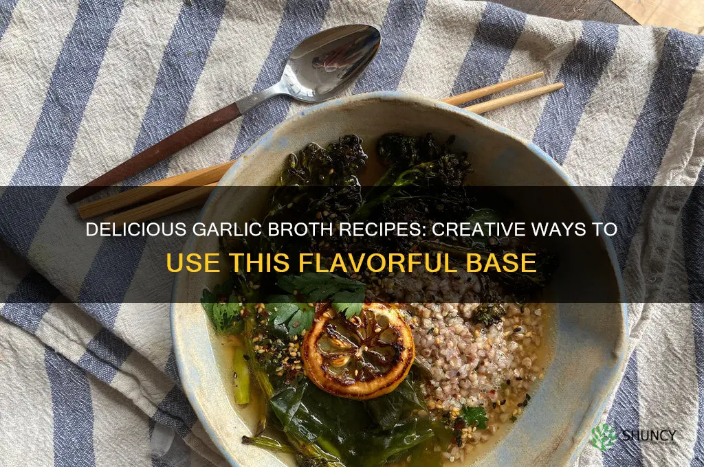 Delicious Garlic Broth Recipes: Creative Ways To Use This Flavorful ...