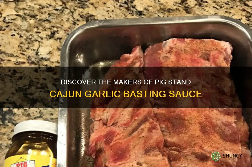 Discover The Makers Of Pig Stand Cajun Garlic Basting Sauce | ShunCy